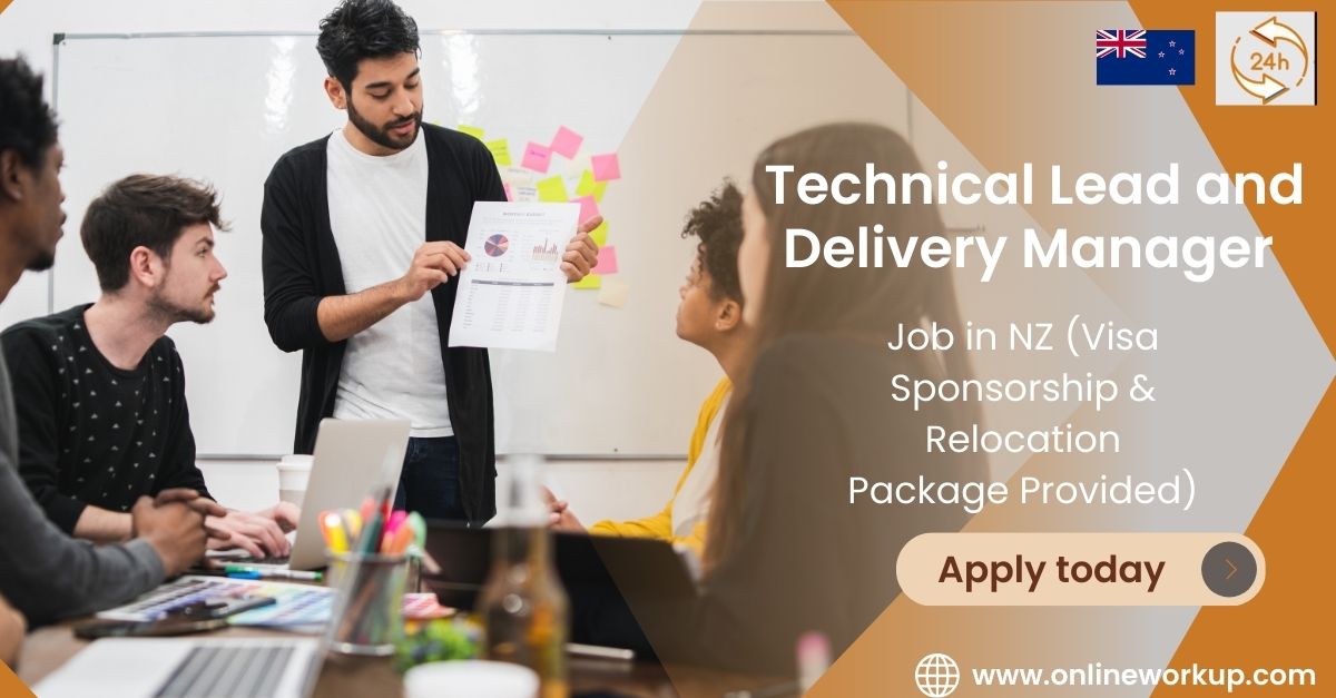 Technical Lead and Delivery Manager Job in NZ (Visa Sponsorship ...